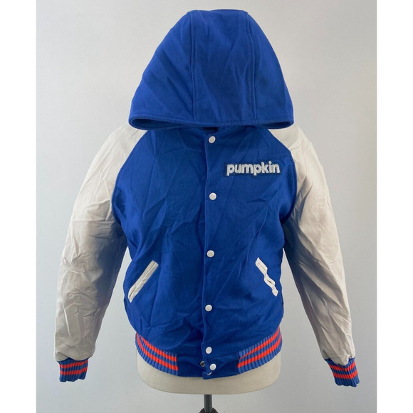 Letter Custom | Jackets & Coats | Letter Custom Blue White Pumpkin ...